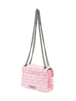 Kurt Geiger Mini Kensington Floral-appliqué Cross-body Bag - Pink