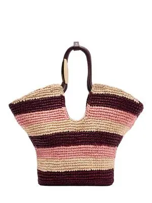 Zimmermann Small Raffia Top-handle Bag - Multicoloured