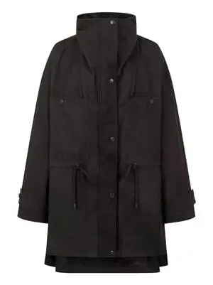 STUDIO TOMBOY Detachable Hood Coat - Black