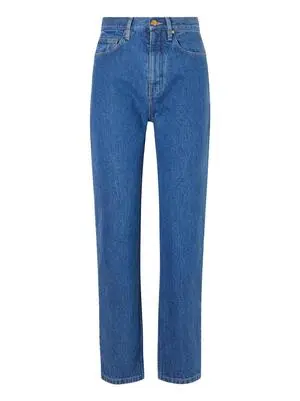 JIL SANDER Mid-rise Tapered Jeans - Blue