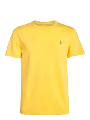 Polo Ralph Lauren Cotton Custom-fit Polo Pony T-shirt - Yellow