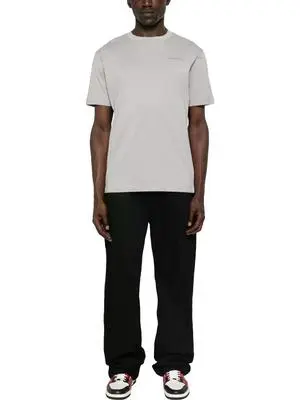John Richmond Logo-patch T-shirt - Grey