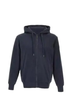 COLMAR Logo-patch Zip-up Hooded Jacket - Blue