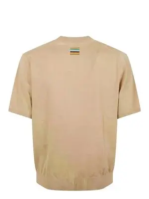 Paul Smith Artist Stripe Knitted T-shirt - Neutrals