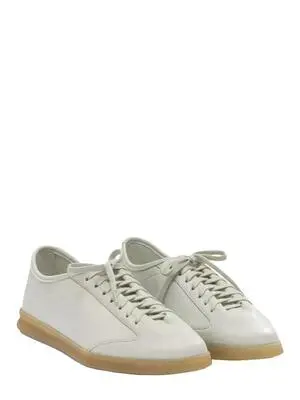 HENDERSON BARACCO Elton Leather Lace Up Sneakers - Neutrals