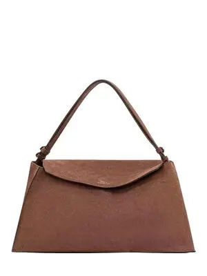 Studio Nicholson Shibori Suede Shoulder Bag - Brown