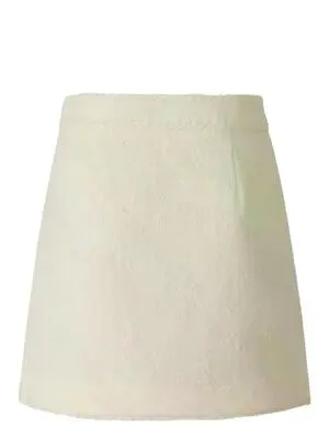 Simkhai Bouclé A-line Skirt - Neutrals