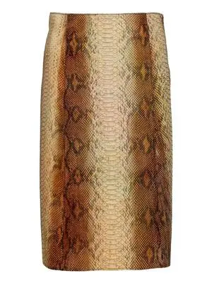 Prada A-line Skirt - Neutrals