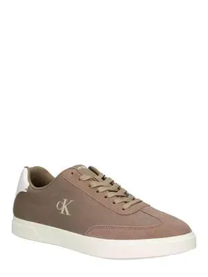 Calvin Klein Brooke Logo-detail Panelled Sneakers - Brown