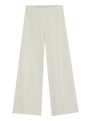 BOSS Pressed-crease Wide-leg Trousers - Neutrals