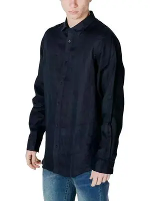 Armani Exchange Buttoned Shirt - Blue