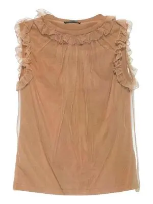 Fabiana Filippi Ruffled T-shirt - Neutrals