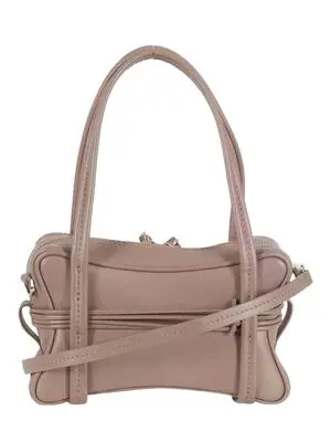 BIASIA Mini Edwige 4ever Carabiner Leather Tote Bag - Neutrals