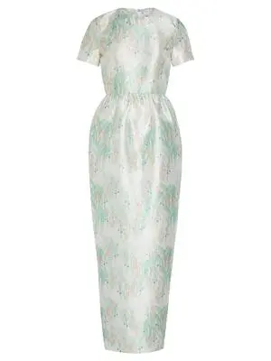 Bernadette Lexi Printed Satin Maxi Dress - Multicoloured