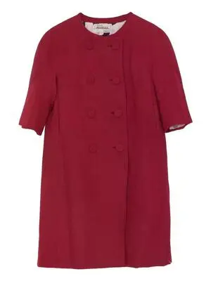 SORELLE FONTANA Double-breasted Coat - Red