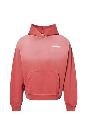 THE COUTURE CLUB Cotton Hoodie With Logo Print - Red