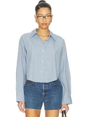 Citizens Of Humanity Ana Cropped Shirt - Blue