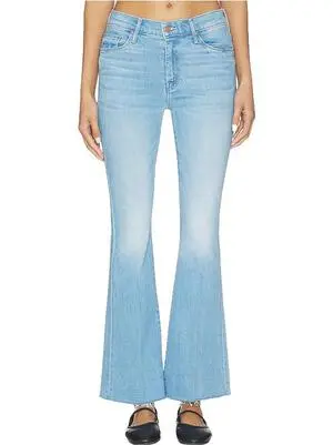 MOTHER Lil Petite Weekend Fray Jeans - Blue