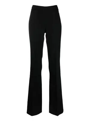 Just Cavalli Logo Plaque Flared Tailored Trousers - Black