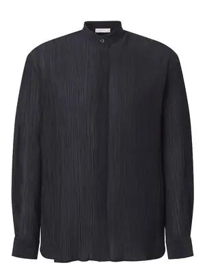 UMIT BENAN Bruce Linen And Cotton Shirt - Black