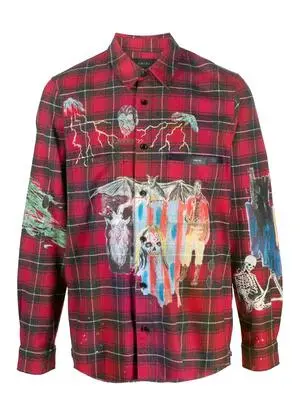 Amiri Graphic-print Shirt - Red