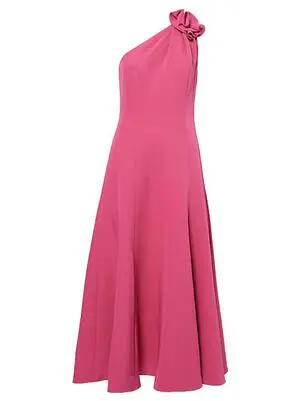 Roland Mouret 3d Flower Strapless Woven Gown - Pink