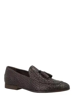FRAU Woven Tassel Loafers - Brown