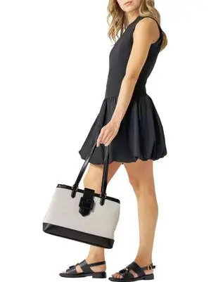 FRAU Buckle Tote Bag - Black
