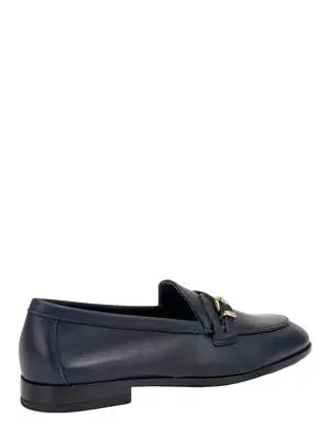 FRAU Buckle-detail Leather Loafers - Blue