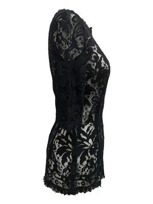 Dolce & Gabbana Lace Blouse - Black