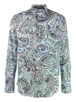 PHILIPP PLEIN Paisley-print Long-sleeved Shirt