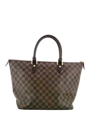 LOUIS VUITTON Saleya Tote Bag Damier Mm - Brown