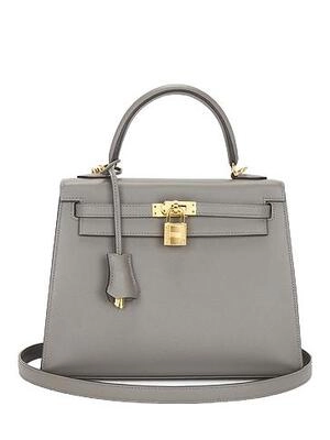 Hermès Madame Kelly 25 Handbag - Gris Meyer