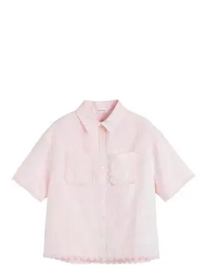 Chinti & Parker Scallop Trim Shirt - Pink