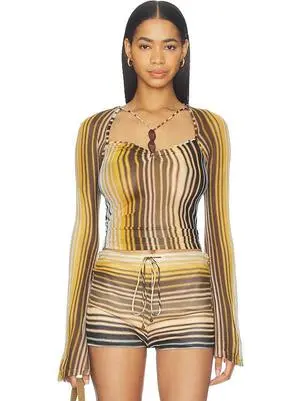 Azulu Kanya Top - Brown
