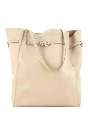 Givenchy Voyou North South Leather Medium Tote Bag - Neutrals