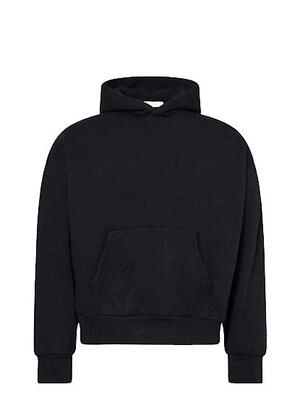 Fear Of God Always On Logo-print Cotton-blend Hoodie - Jet Black