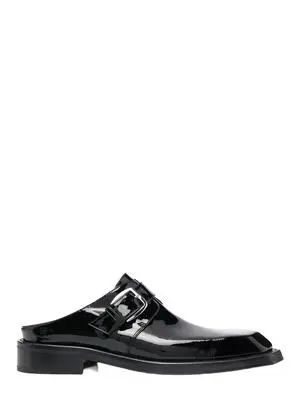 Martine Rose Chisel-toe Slip-on Mules With Side Buckle - Black