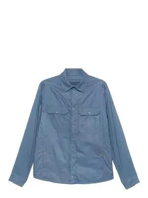 Moncler Logo-patch Shirt Jacket - Blue