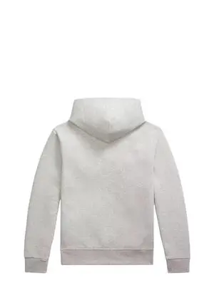 Polo Ralph Lauren Logo-embroidered Drawstring Hoodie - Grey
