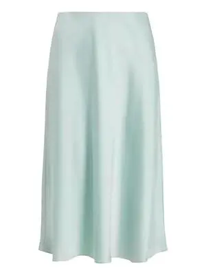 Ralph Lauren Satin-finish Slip Skirt - Green