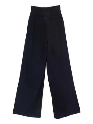 Viktor & Rolf Layered Wide-leg Trousers - Blue