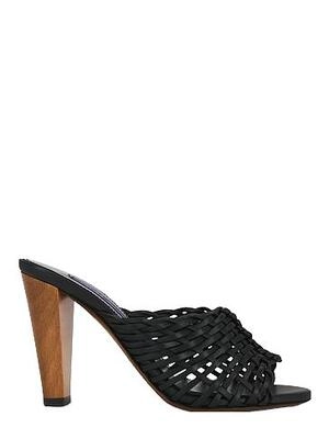 Ralph Lauren Adela Mule Sandal - Black