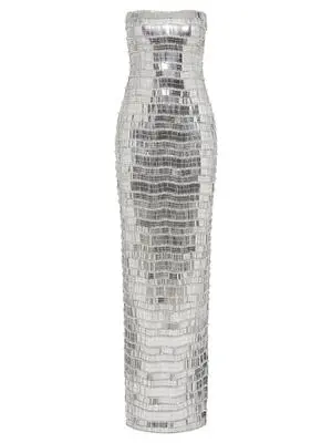 RACHEL GILBERT Rachel Gilbert Sylvie Strapless Sequined Column Gown