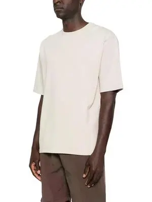 WHITE SAND Round-neck T-shirt Neutrals