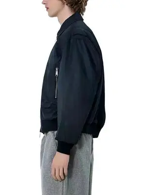BRAIN DEAD Zip-front Collared Jacket With Embroidered Logo - Black