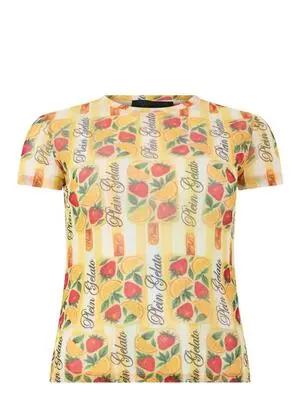 PHILIPP PLEIN Philipp Plein Crew-Neck Fruit Print T-Shirt