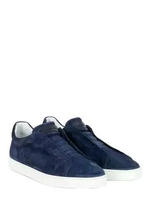 Neil Barrett Suede Slip-on Sneakers - Blue