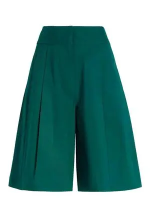 PROENZA SCHOULER WHITE LABEL Proenza Schouler White Label Clio Pleated Poplin Shorts
