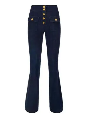 Seafarer Anaïs Button-front Jeans - Blue